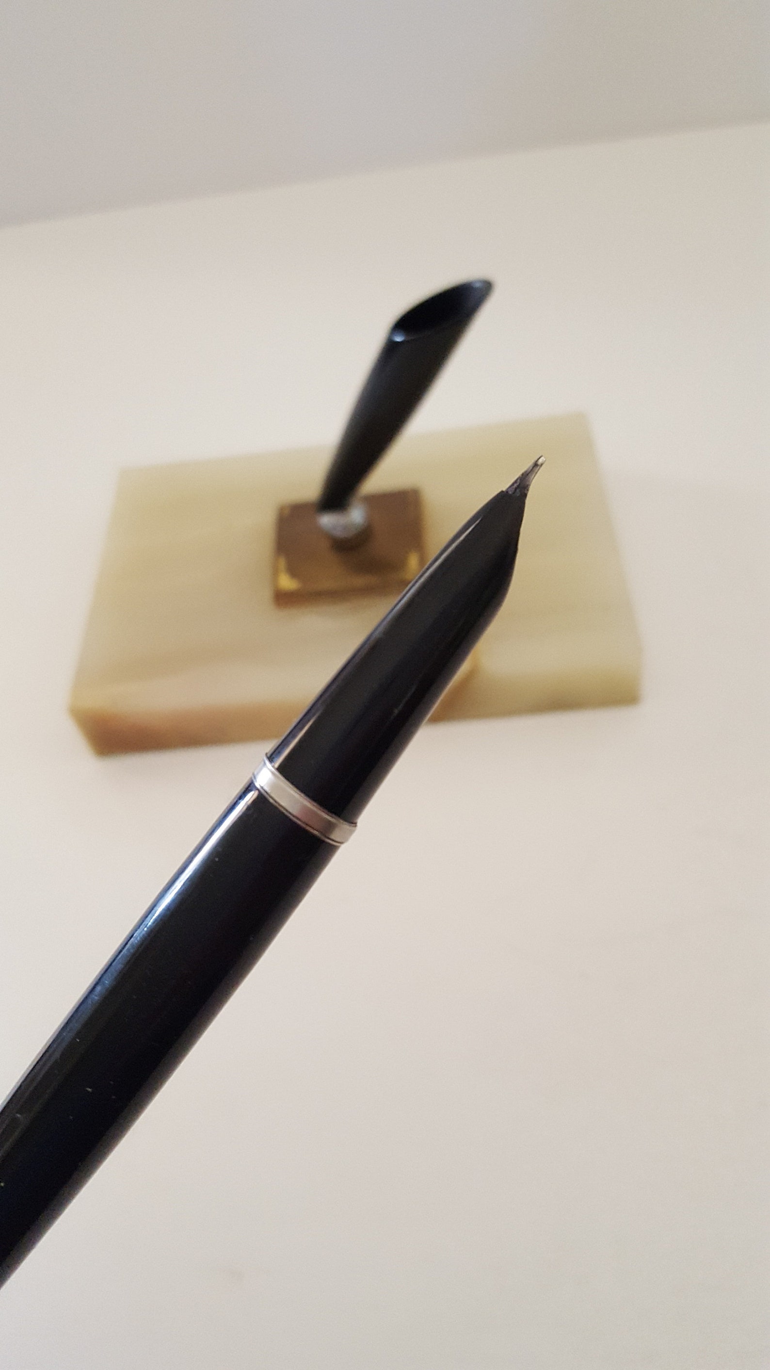 Vintage Parker 21 Fountain Pen Desk Set Marble - Etsy