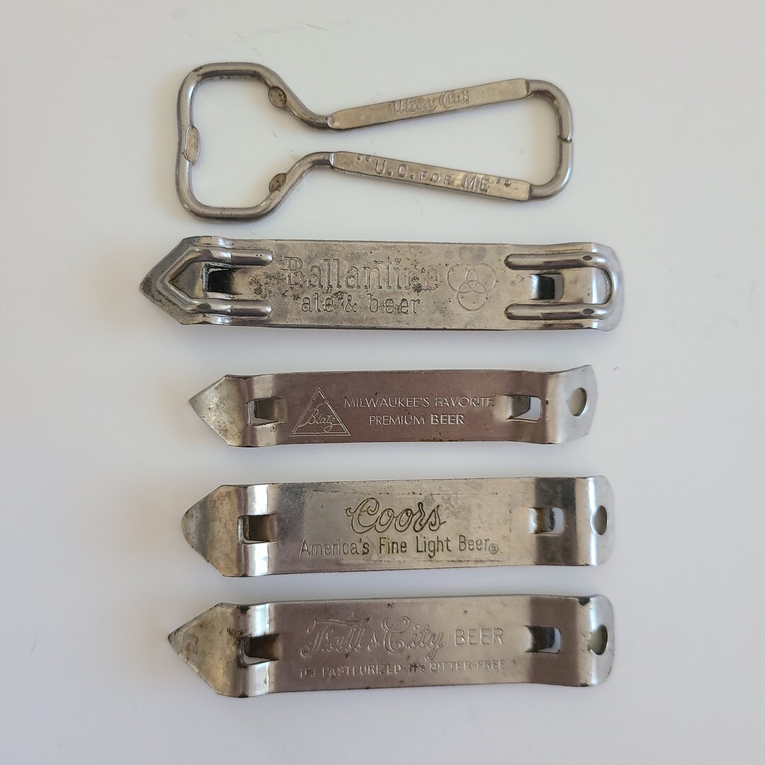 Vintage Lot of 5 1950's to 60's Beer Can and Bottle Openers, Blatz ...
