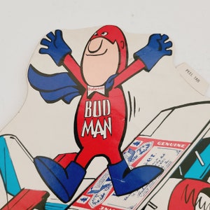 Vintage Circa Late 1960's to Early 1970's Budweiser "bud Man" Superhero ...