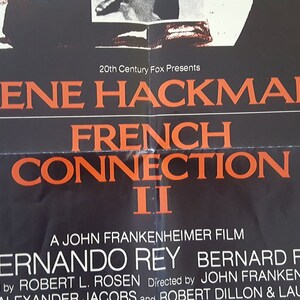 Vintage Original Movie Poster the French Connection II Starring Gene ...