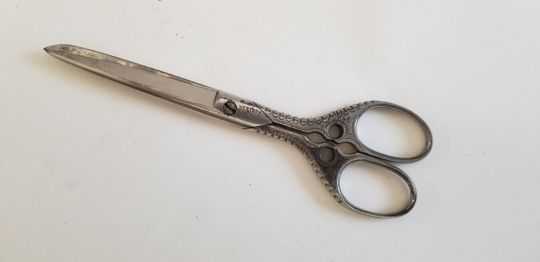 Antique 1890's Sewing Scissors by Western Cutlery Co - Etsy