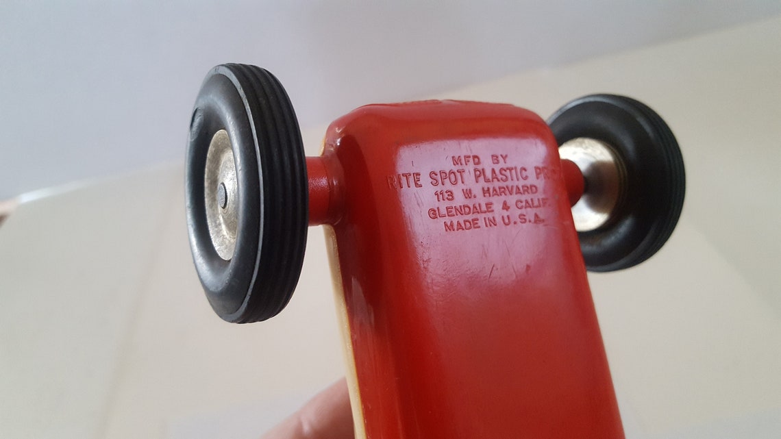 Vintage Circa 1950's Rite Spot Plastic Products Windup Clockwork Toy ...