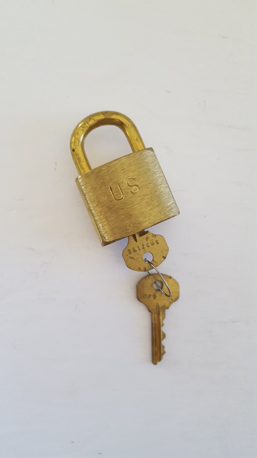 Vintage Circa 1970's U.S. Navy Waterbury Brass Padlock, One Key Nice ...