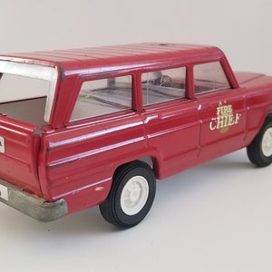 Vintage 1966/68 Tonka No.1066 "fire Chief" Jeep Wagoneer, Good ...