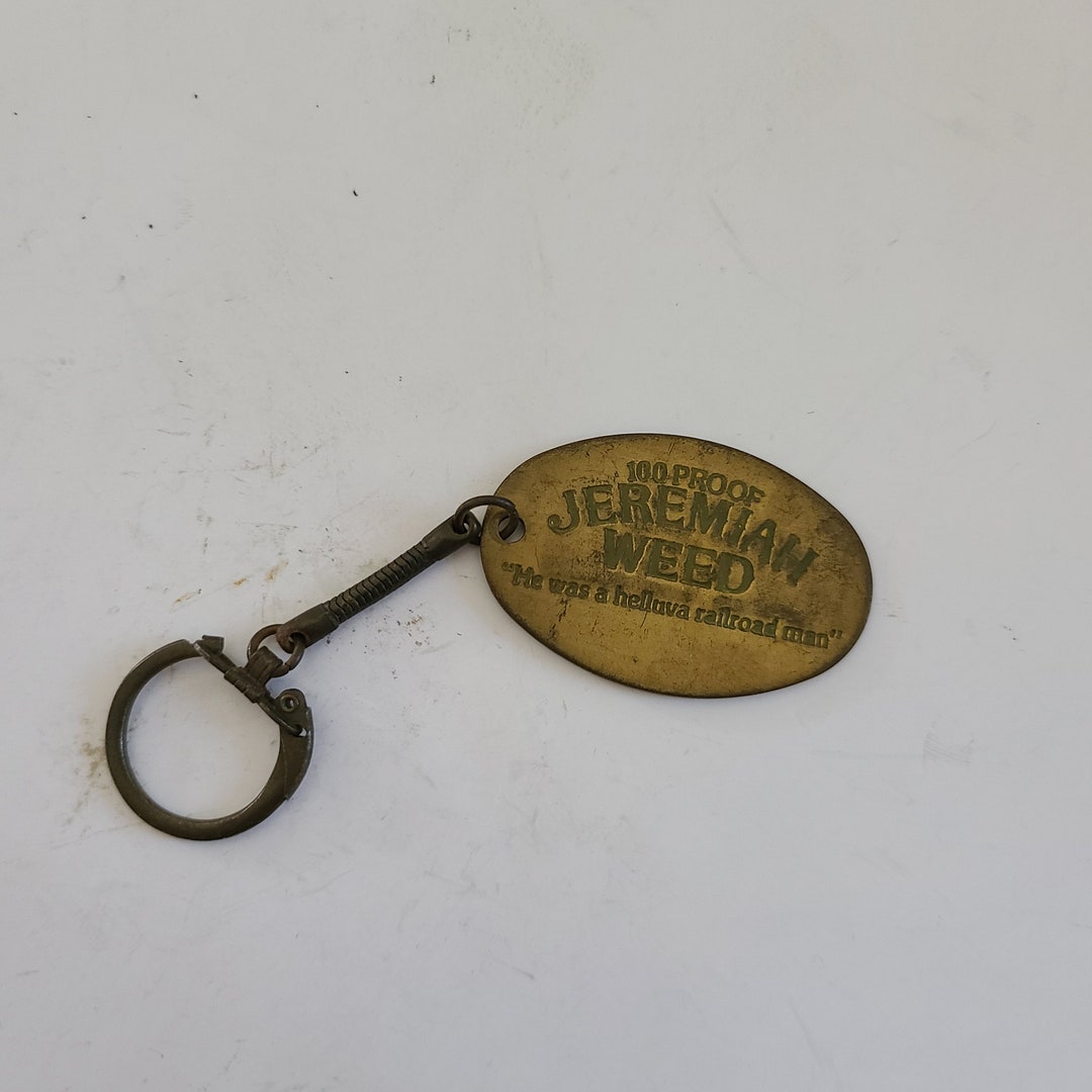 Vintage Circa 1970's Jeremiah Weed 100 Proof Bourbon He Was a Helluva Railroad Man Heublein Inc ...