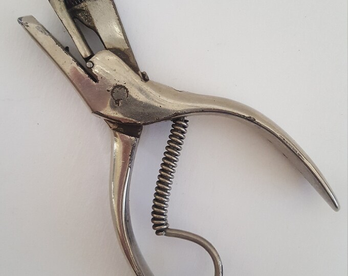 Antique 1880's Railroad Conductor Ticket Punch, Awesome Star Pattern, L ...