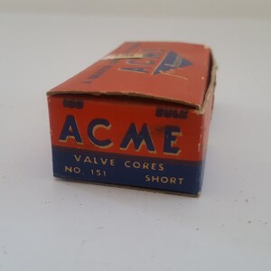 Vintage 1950's Box of 97 Acme Valve Cores (short) No.151, Near Complete ...