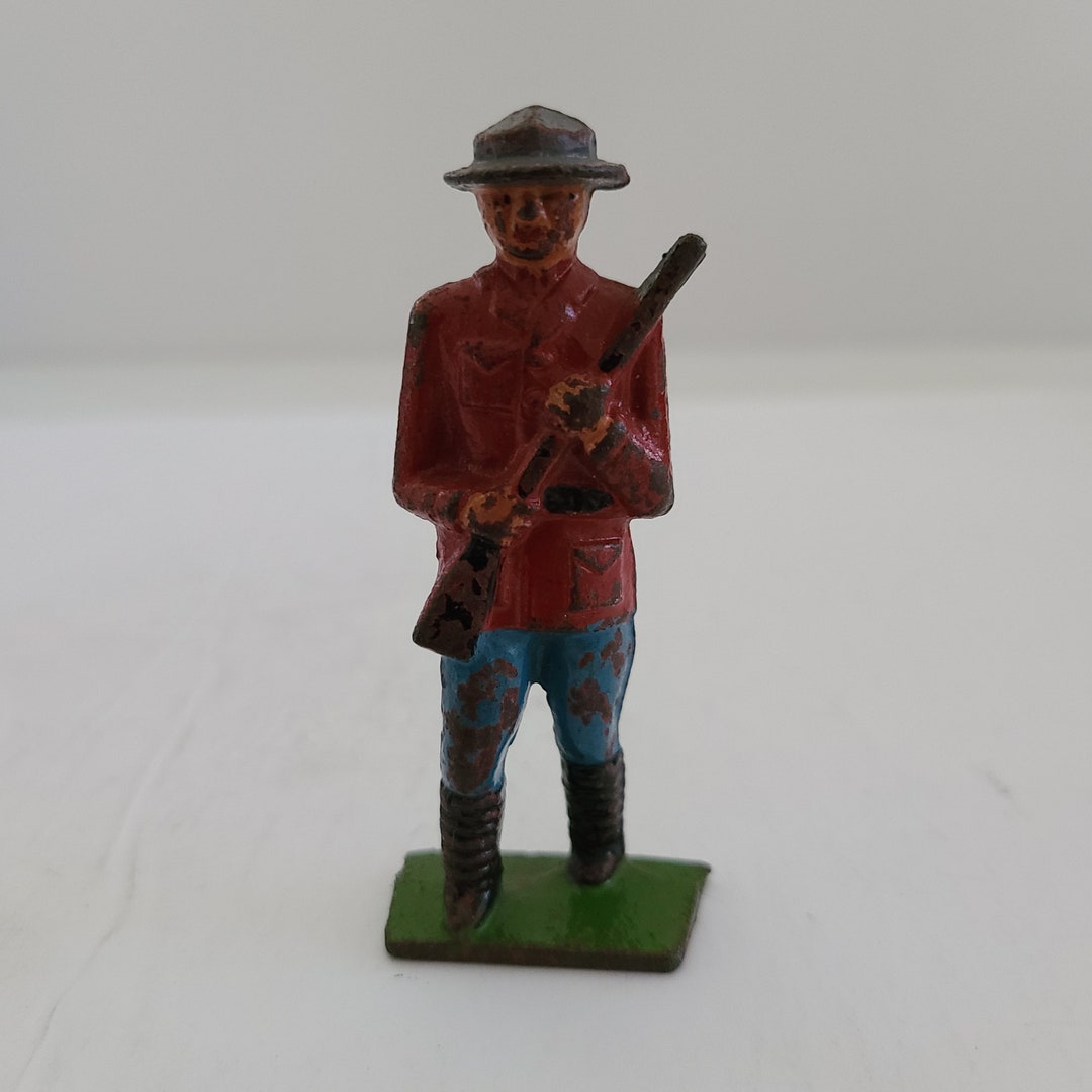Vintage 1930s Cast Iron RCMP Toy Figure - No.g41 - Etsy