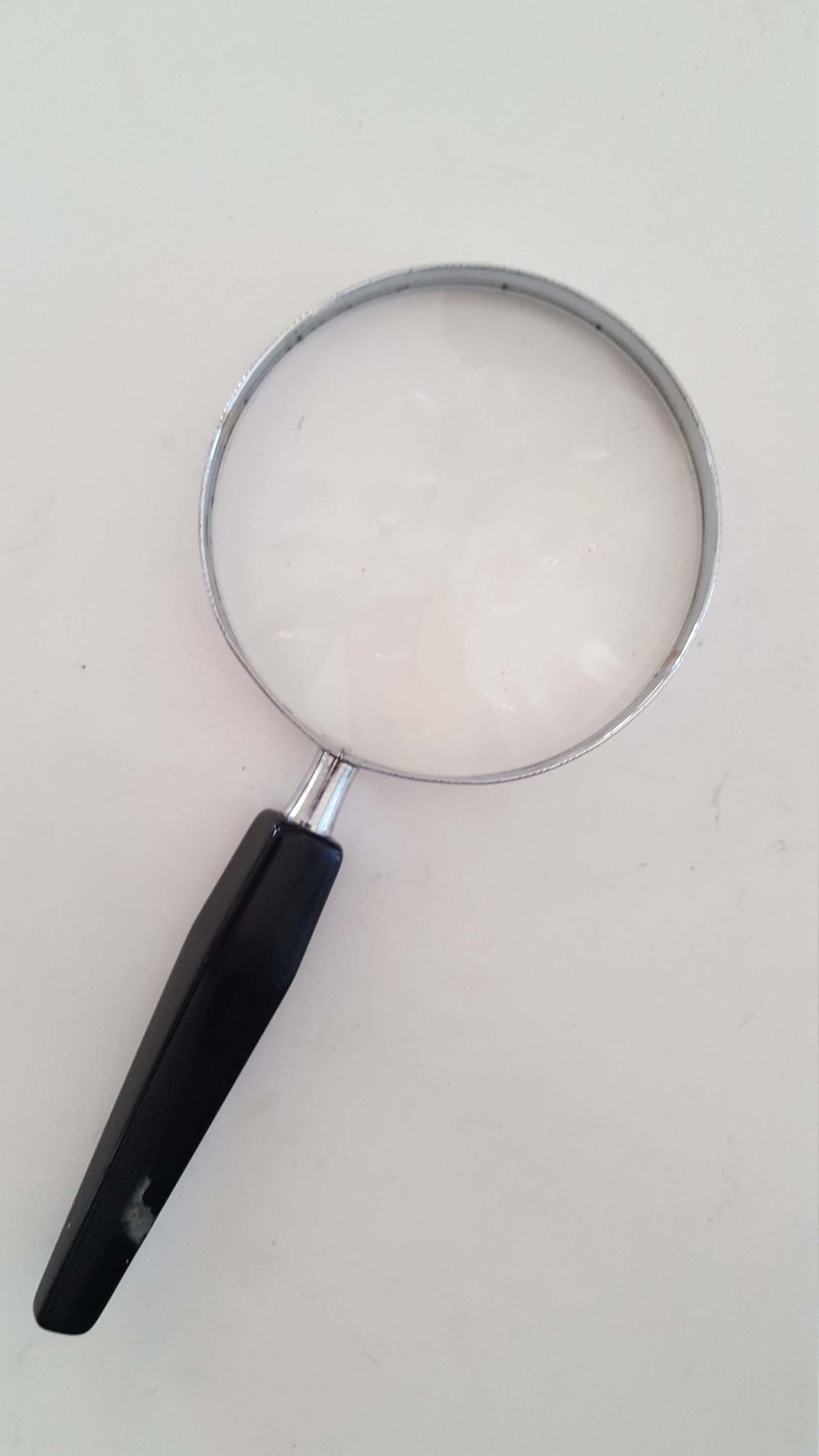 Vintage medium magnifying glass metal frame with plastic mid | Etsy