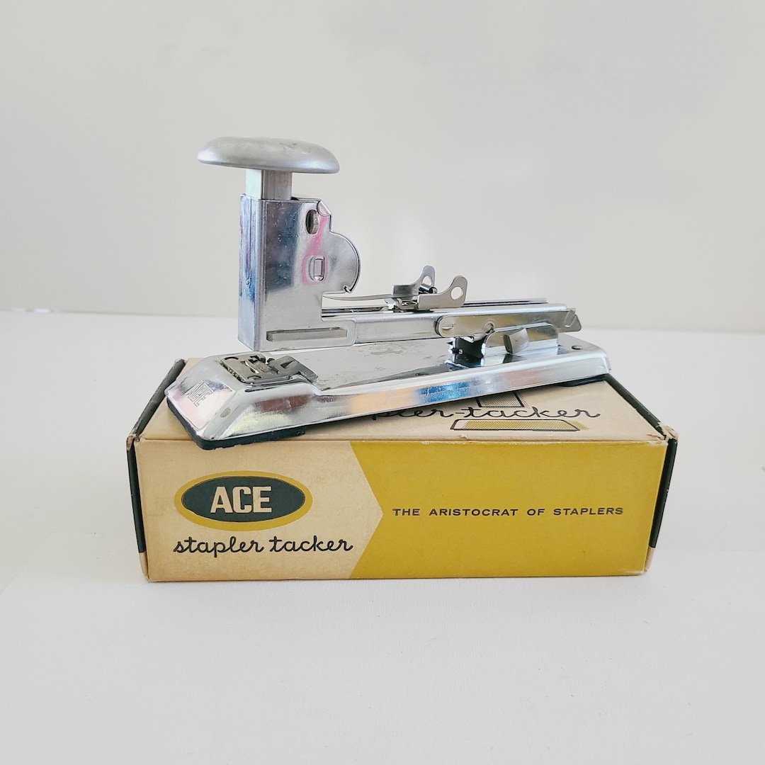 Vintage Art Deco Design Ace Fastener Pilot Model 404 Stapler, Vintage ...