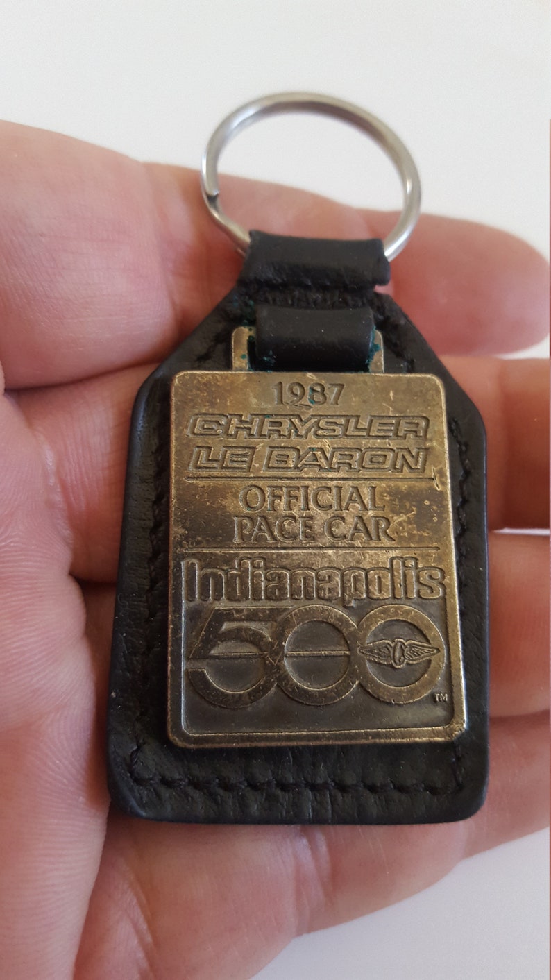 Vintage rare 1987 keyring for the Chrysler Le Baron Official | Etsy