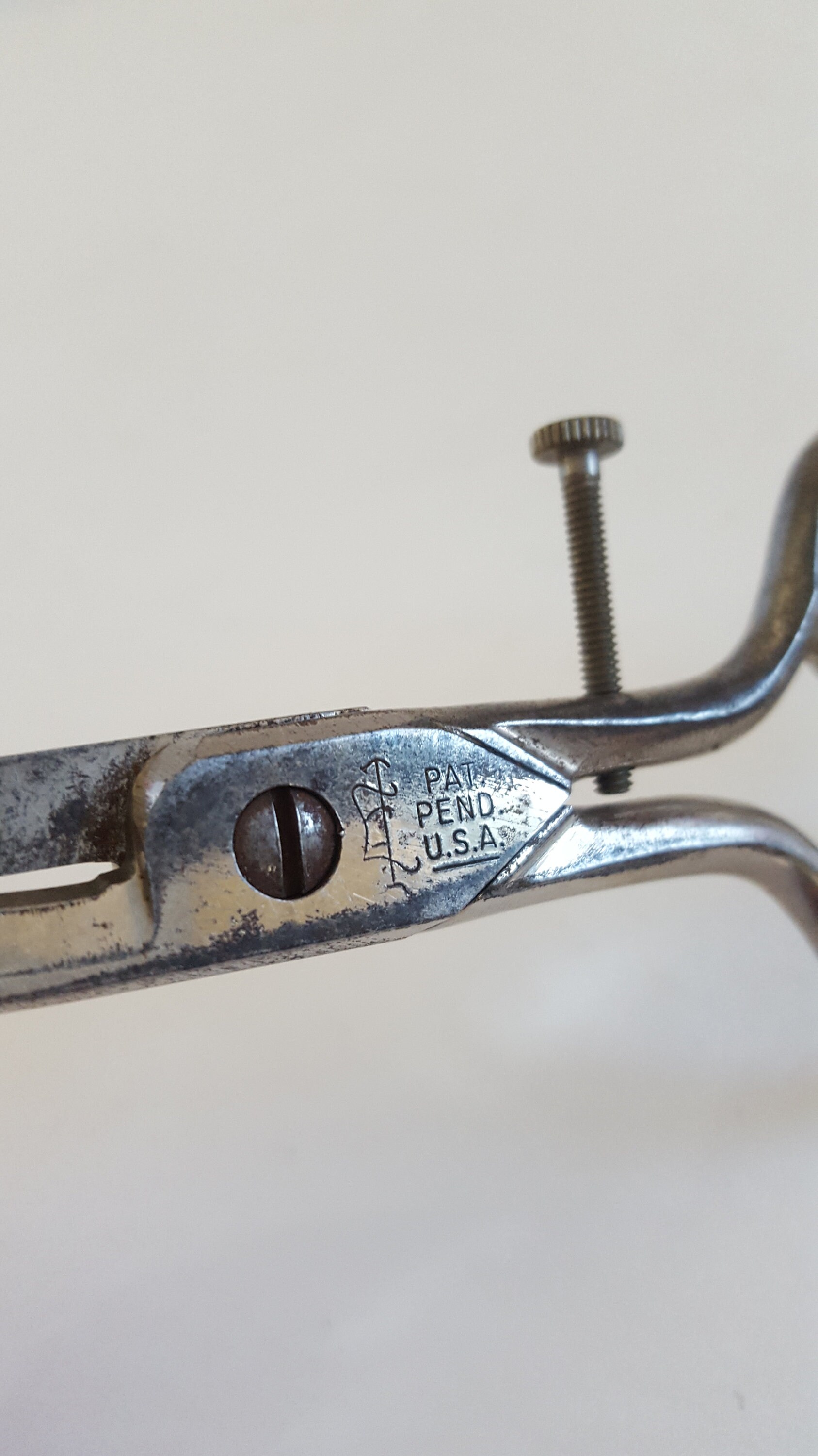 Antique Buttonhole Scissors by Unknown USA Made Patent Pending, 19th ...