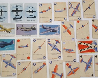 Ww2 Aircraft Identification Cards - Etsy