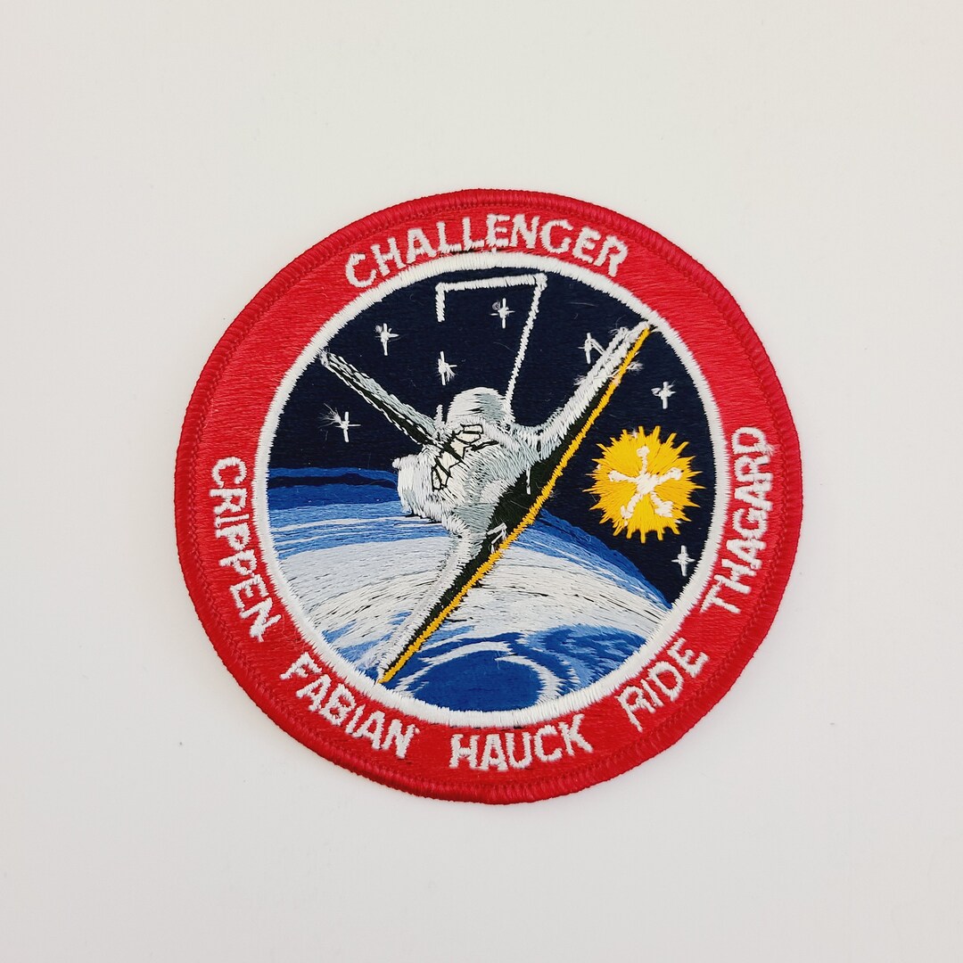 Vintage Space Shuttle Challenger STS-7 Embroidered Crew Patch, Good ...