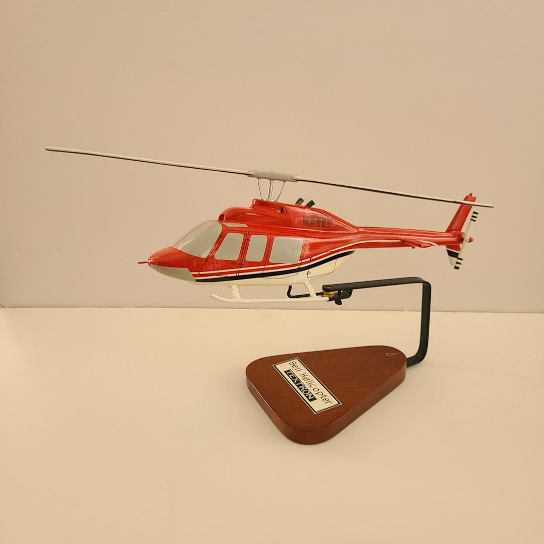 Vintage Circa 1990's Bell Helicopter Textron Co B-206 L4 Long Ranger ...