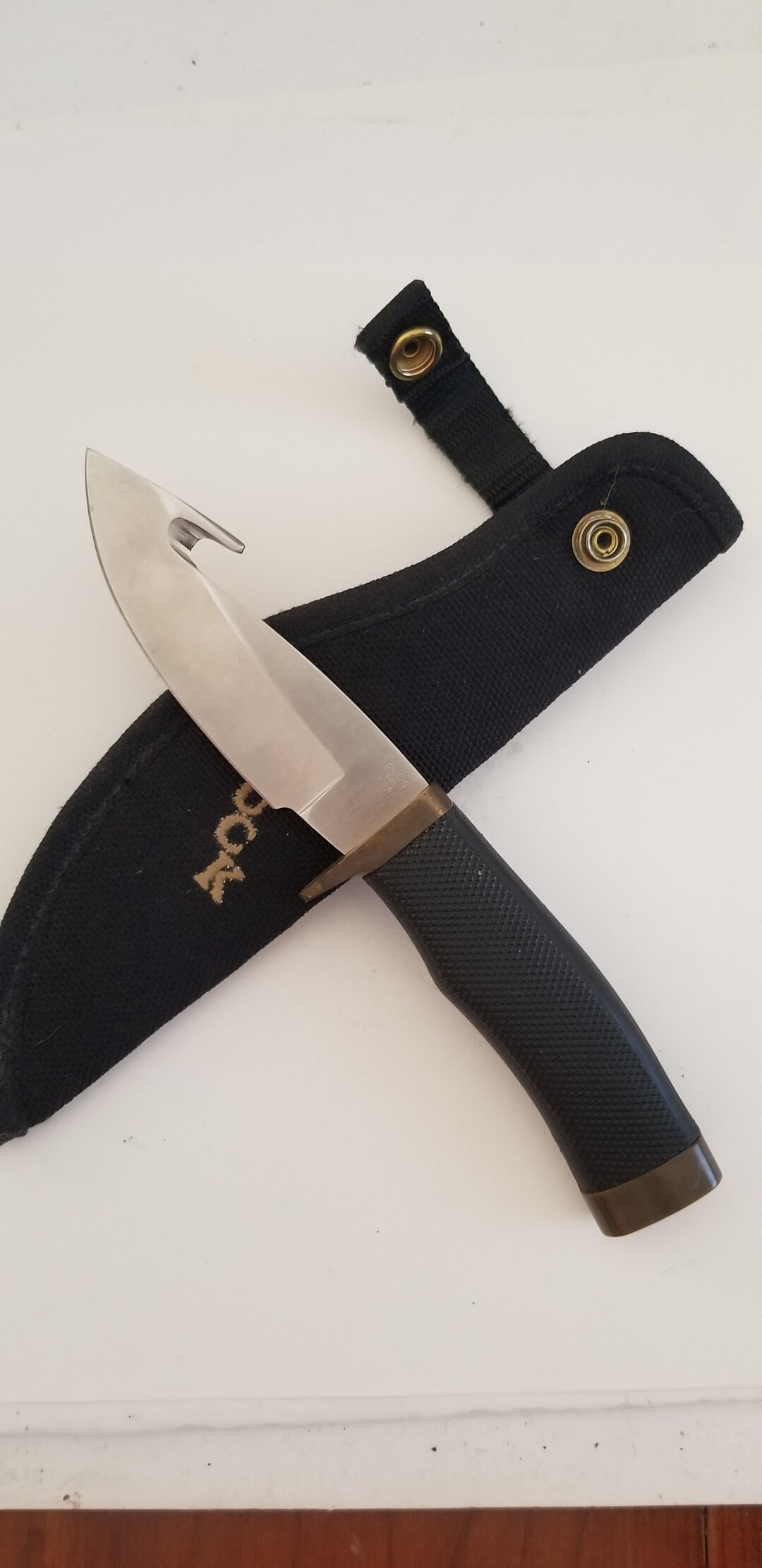 Vintage 1994 Buck Knife Model 691 "zipper" Fixed Blade Hunting Knife ...