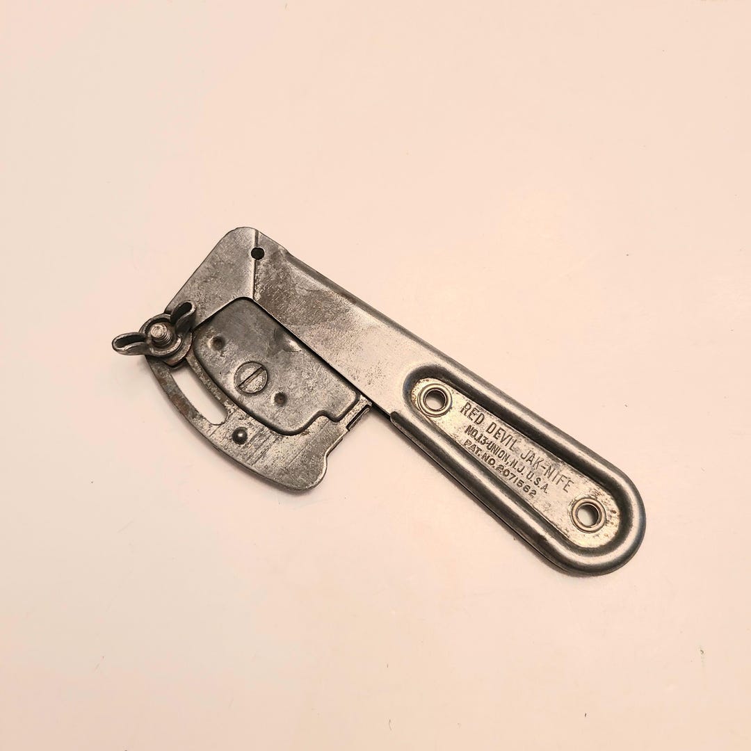 Vintage Circa 1960's Red Devil "jak-nife" No.13 Scrapper/cutter, Union ...