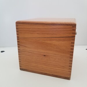 Vintage 1930's Nega File Co. Storage Box, Acid Free Mahogany Wood ...