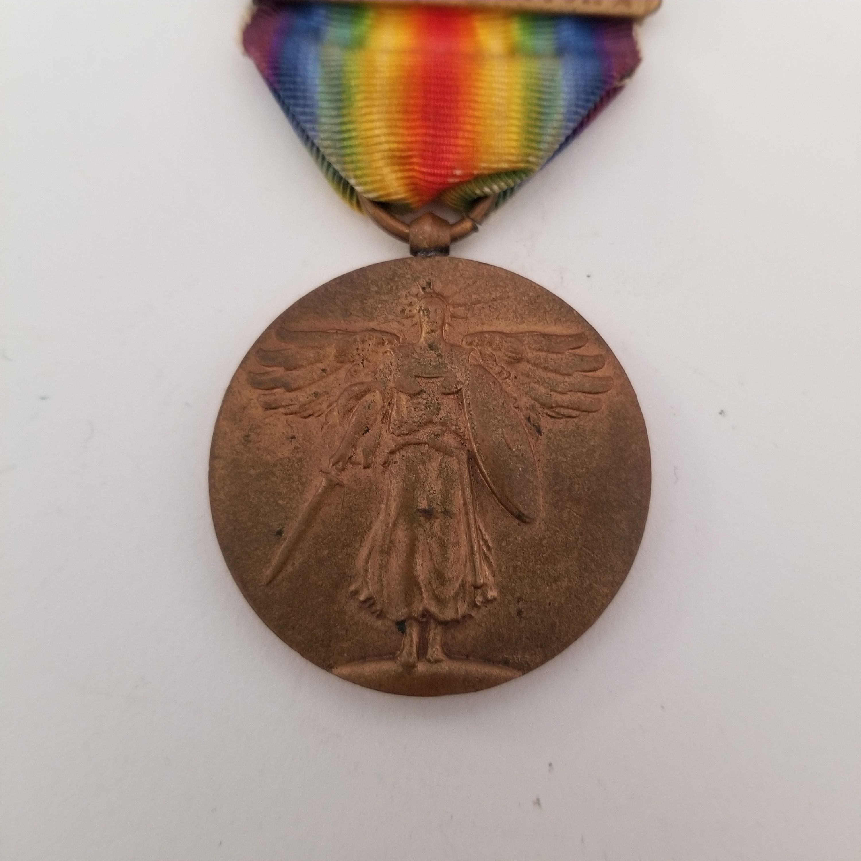 Antique WWI Victory Medal: Winged Victory, Four Clasps - Etsy