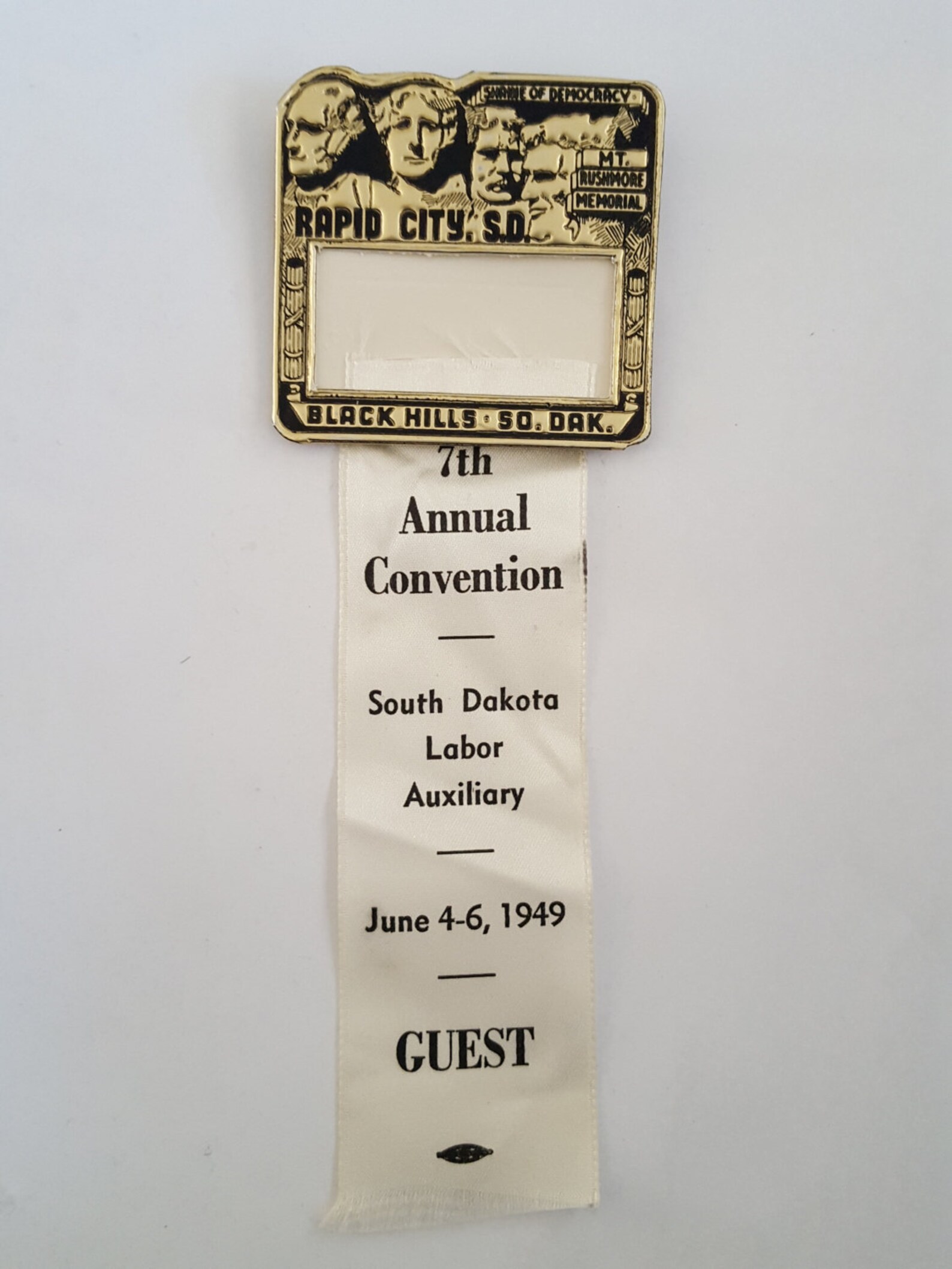 Vintage Guest Name Badge Mount Rushmore Rapid City SD South - Etsy