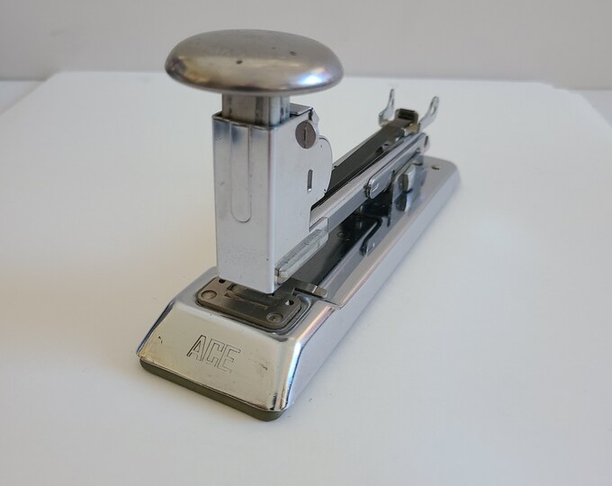 Vintage Art Deco Design Ace Fastener Pilot Model 404 Stapler, Ace ...