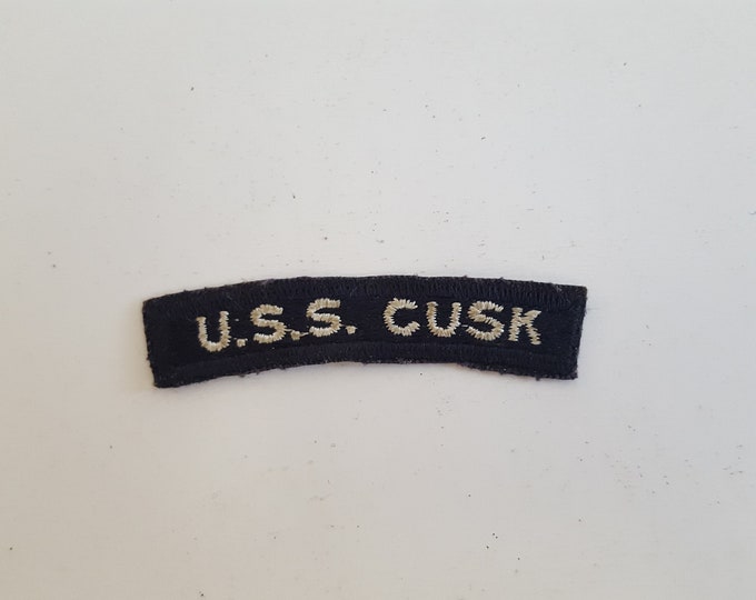 Vintage Circa 1960's Balao Class Submarine USS Cusk SS-348 Uniform ...