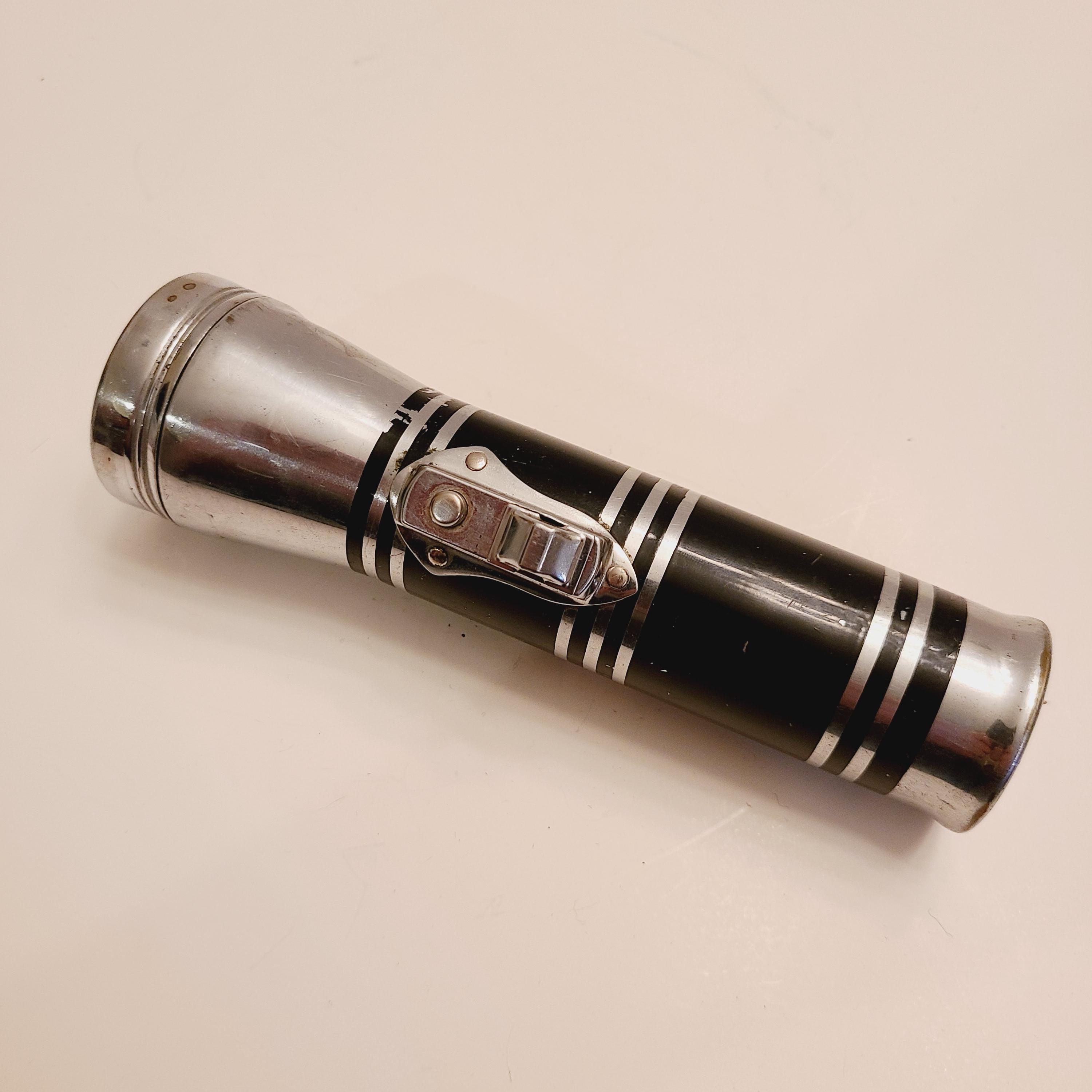 Vintage Usalite Flashlight: 1950s 2 D Cell, Working Condition - Etsy