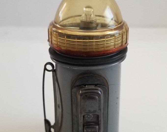 Vintage Circa WWII Era Fulton "usn" Life Jacket Flashlight for Kapok ...