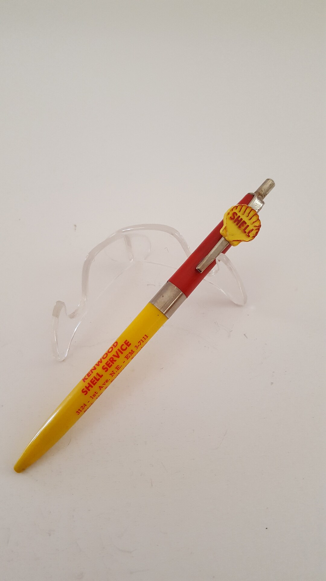 Vintage Circa 1960's Advertising Pen by Ritepoint Shell Logo "have Gun ...