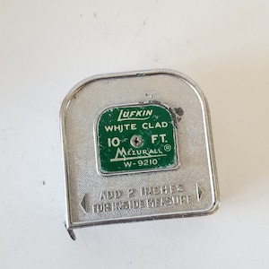 Vintage Lufkin Mezurall 10 Ft Steel Tape Measure - Etsy