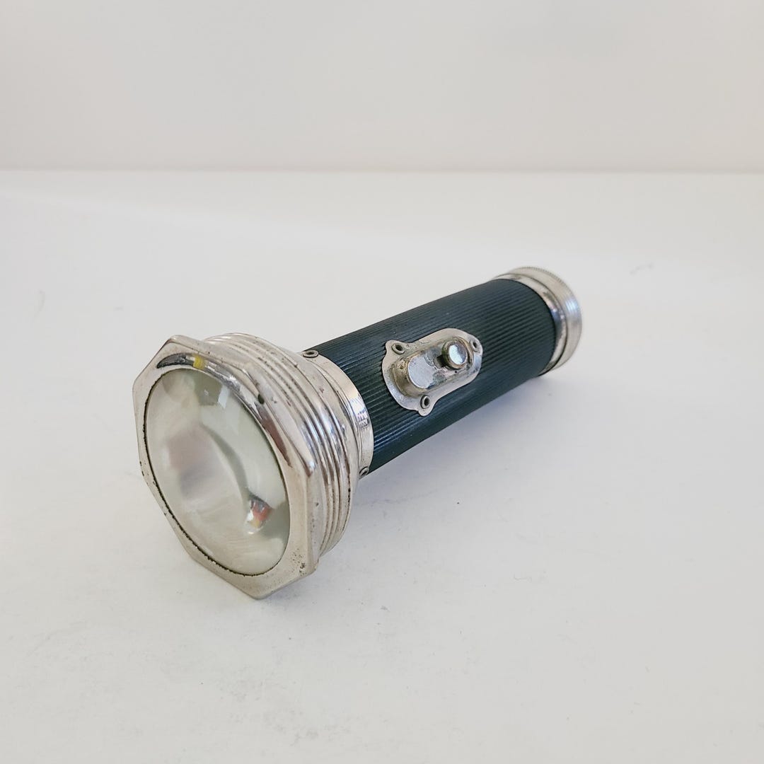Antique Circa 1913 "french Ray-o-lite" Flashlight 2 D Cell in Great ...