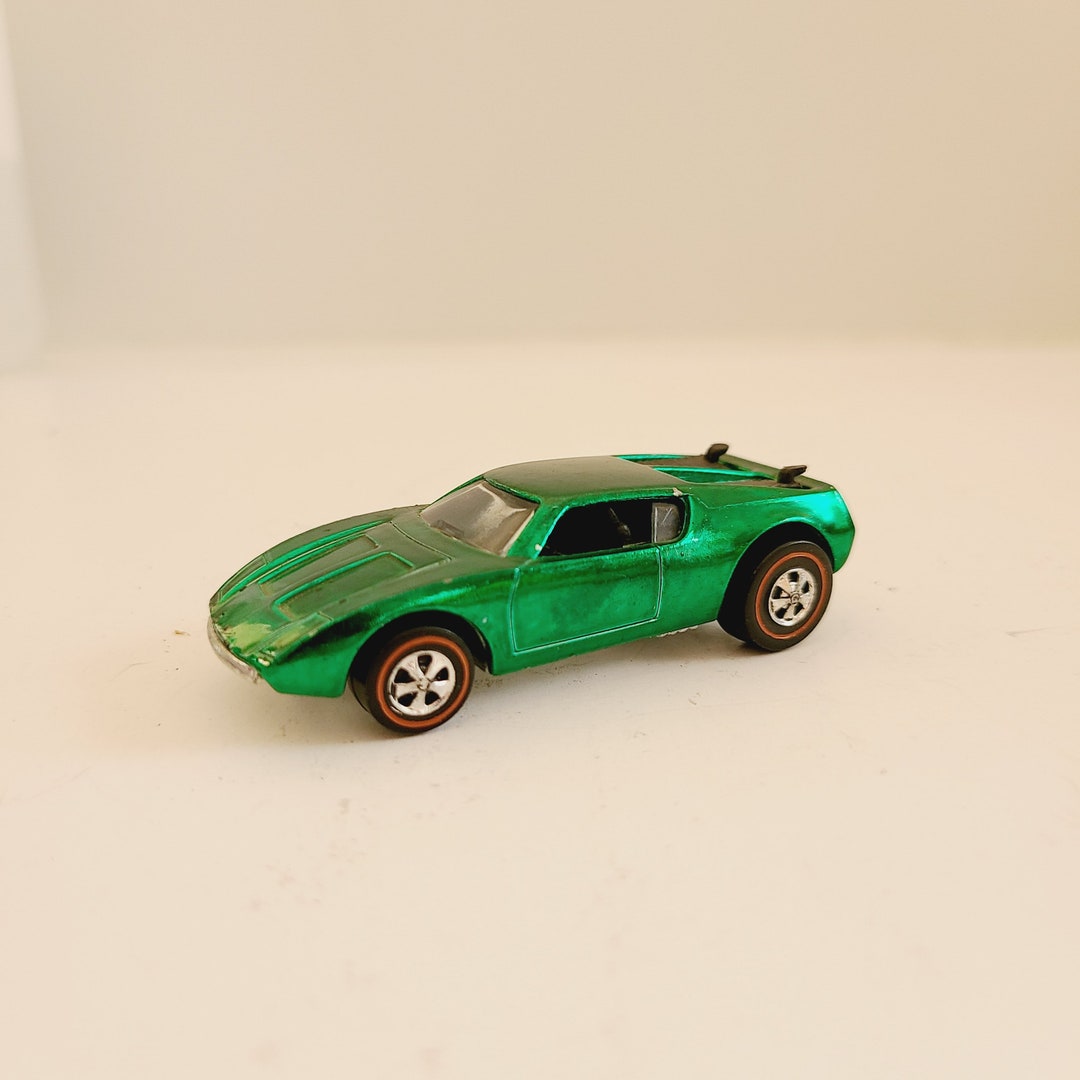 Vintage 1971 Hot Wheels Redlines AMX2 Concept Car, Spectraflame Green ...