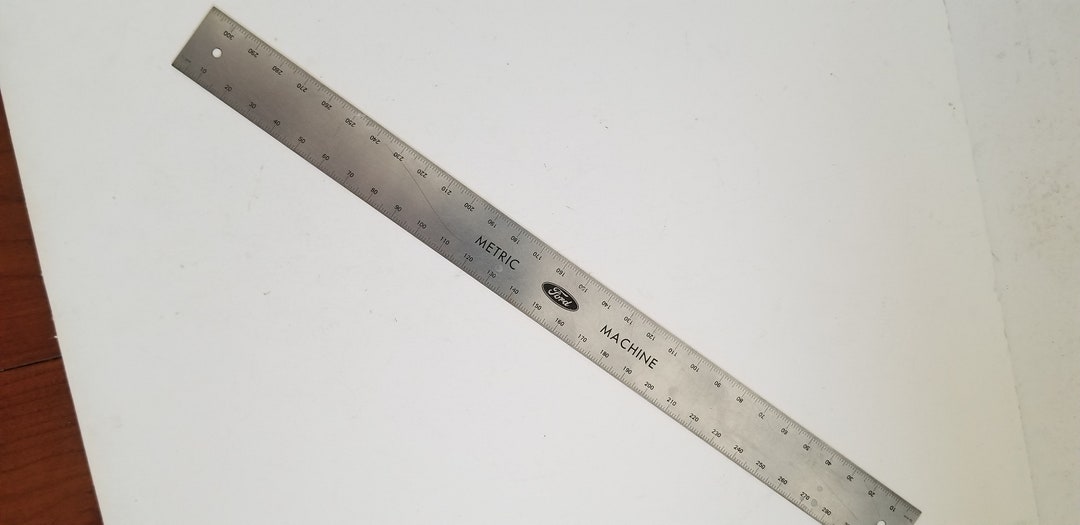 Vintage Flexible Steel Ruler Metric Machine Metric Drafting - Etsy
