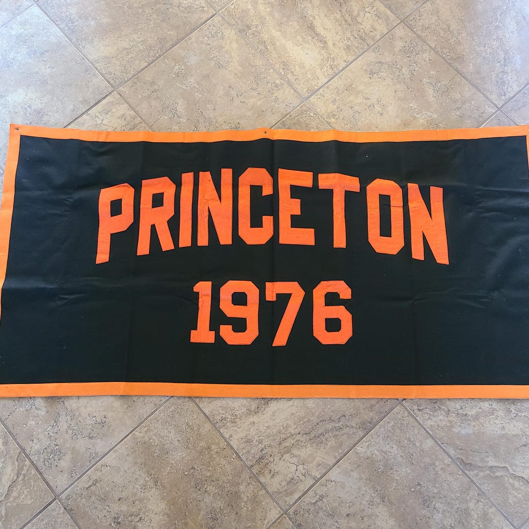 Vintage Princeton University Felt Banner - 1976 Class (68" X 34") - Etsy
