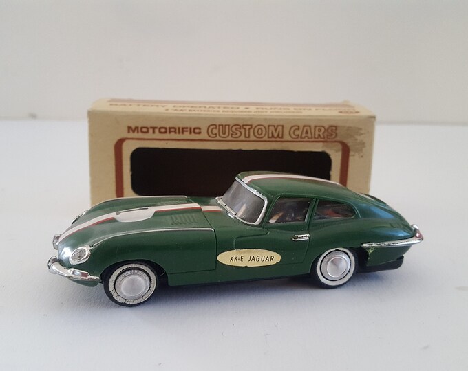 Vintage Circa 1970's Motorific Custom Cars, Jaguar XKE Battery Operated ...