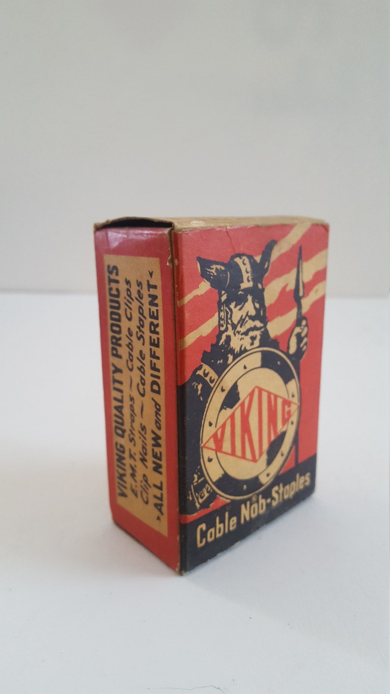 Vintage 1950's viking Brand Cable Nob Staples - Etsy