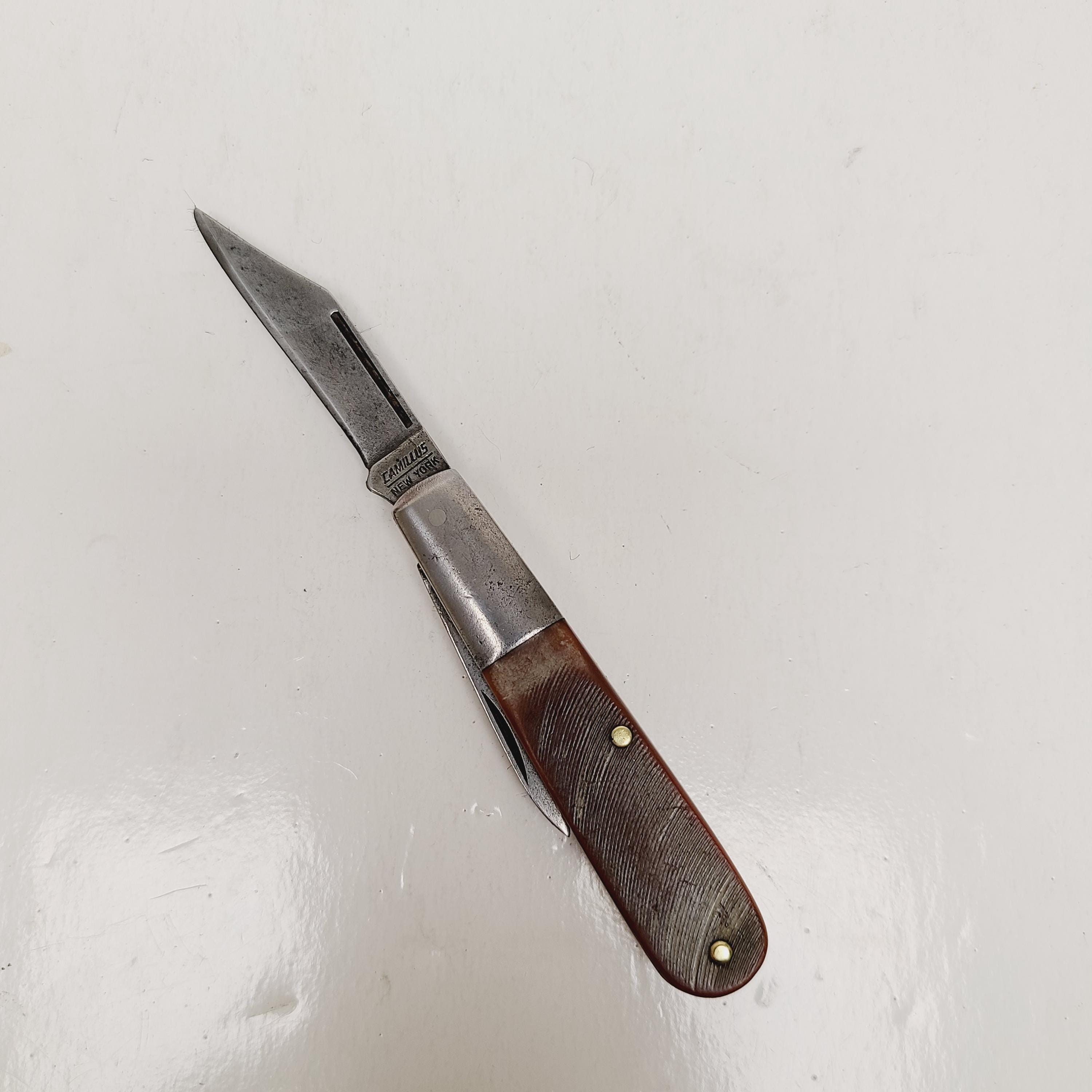 Vintage "barlow" Circa 1980's No.51 by Camillus Cutlery Knife, Well ...