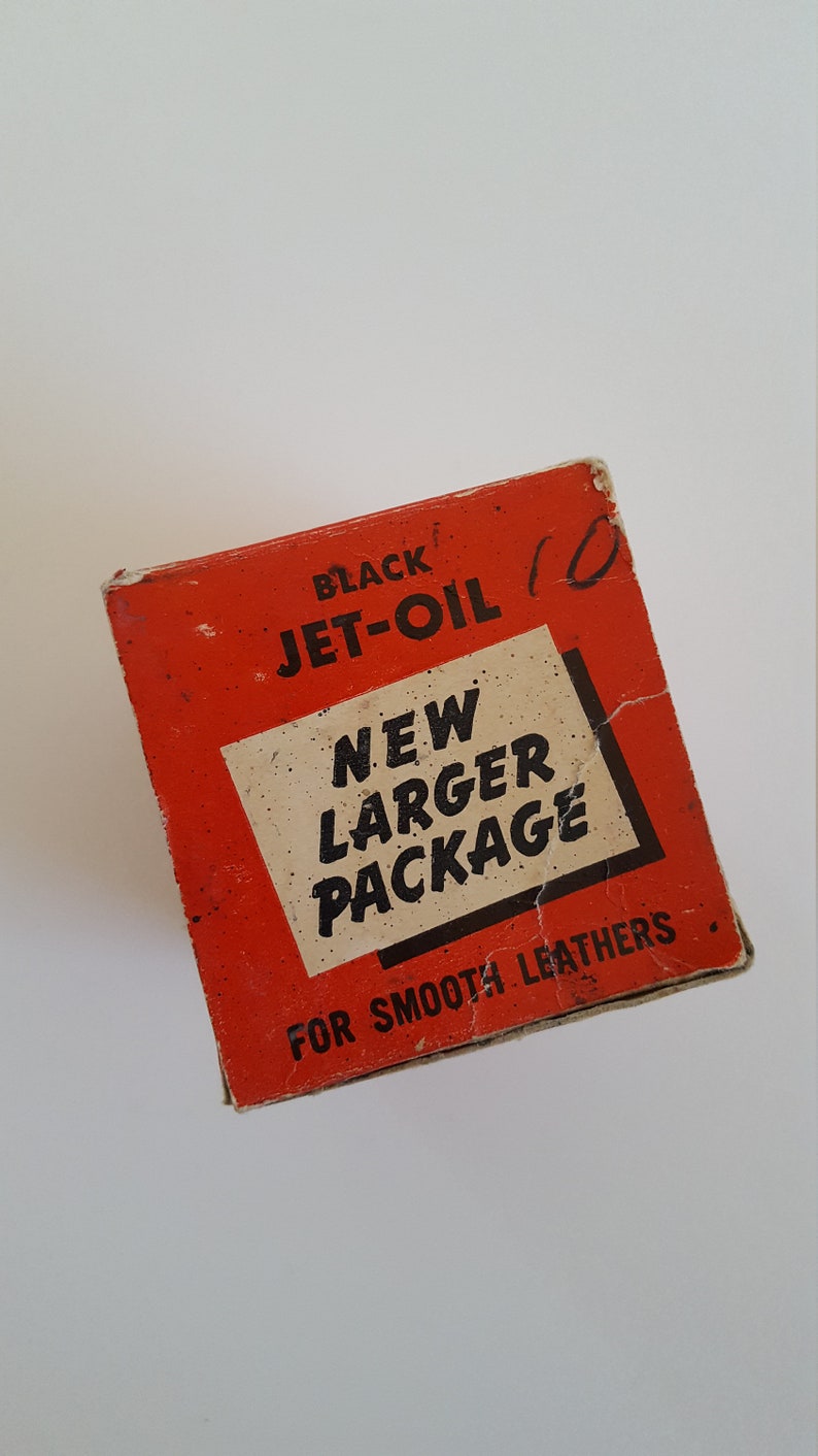 Vintage Circa 1940's Bixby's Jet-oil Shoe Polish | Etsy
