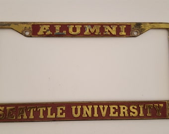 Alumni Customizable Metal License Plate Frame - Etsy