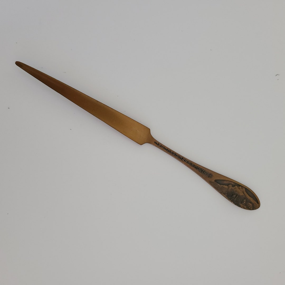 Vintage Beautiful Souvenir Copper Letter Opener of the Timberline Lodge ...