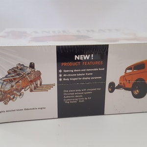 Vintage 1999 Revell Re-issue Model Kit Classic orange Crate '32 Ford ...