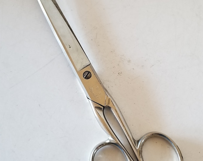 Vintage Case XX Bradford PA 7" Nickel Chrome Scissors,some Chrome Loss ...