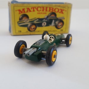 Vintage Matchbox Series No 19 Lotus Race Car Made in England | Etsy