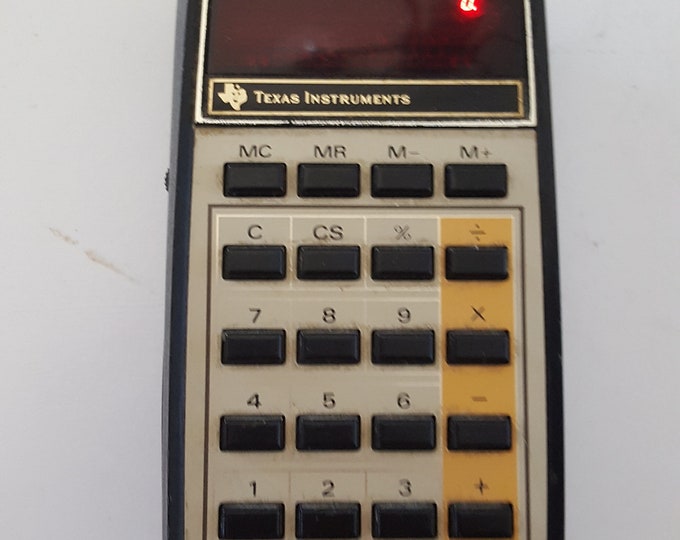 Vintage Texas Instruments TI-1250 Calculator 1976 in Working Condition ...
