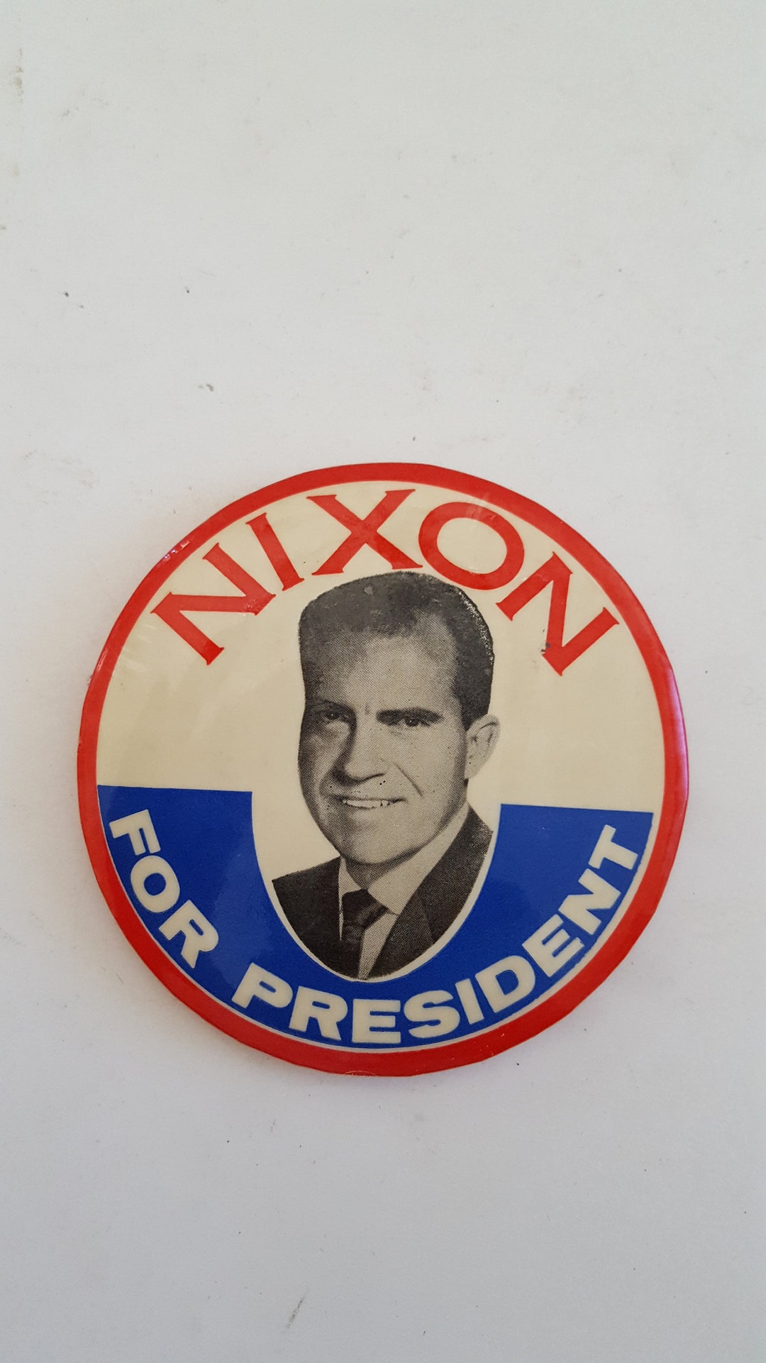 Vintage Circa 1960's Richard Nixon for President Campaign Button, Not ...