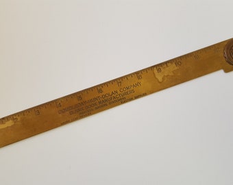 Antique Bronze Ruler | Etsy