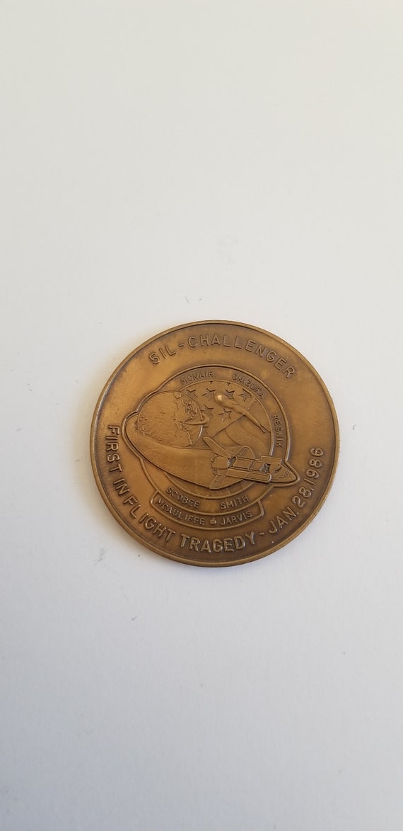 Space Shuttle Challenger Coins