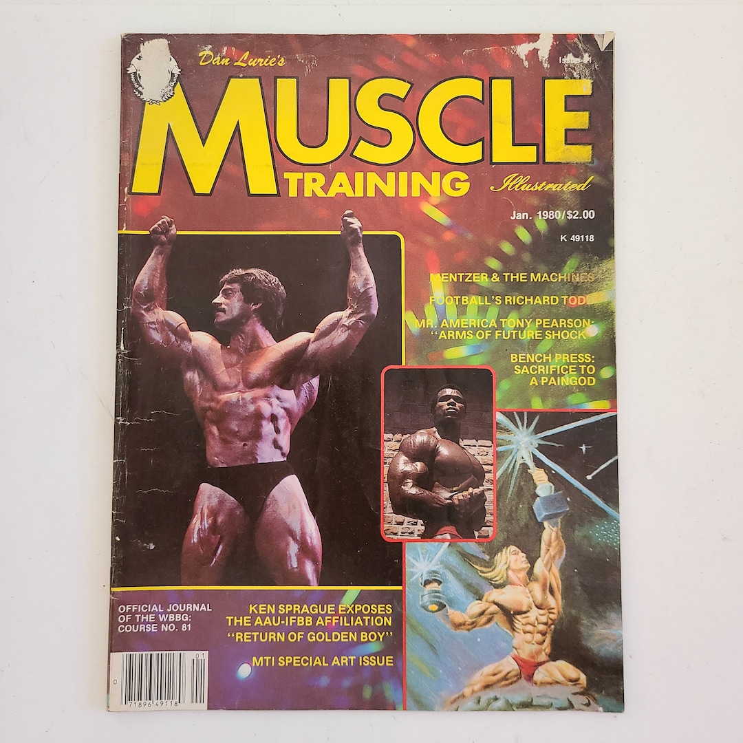 Vintage January 1980 Dan Lurie's Muscle Training Illustrated Magazine ...