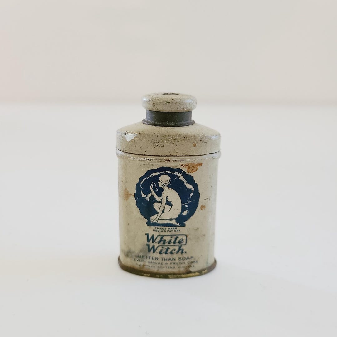 Antique Circa 1920's Sample Size Tin of "white Witch" Powder, North ...