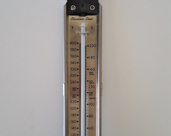 Vintage 1960's Taylor Candy Thermometer, Stainless Steel in Nice Clean ...